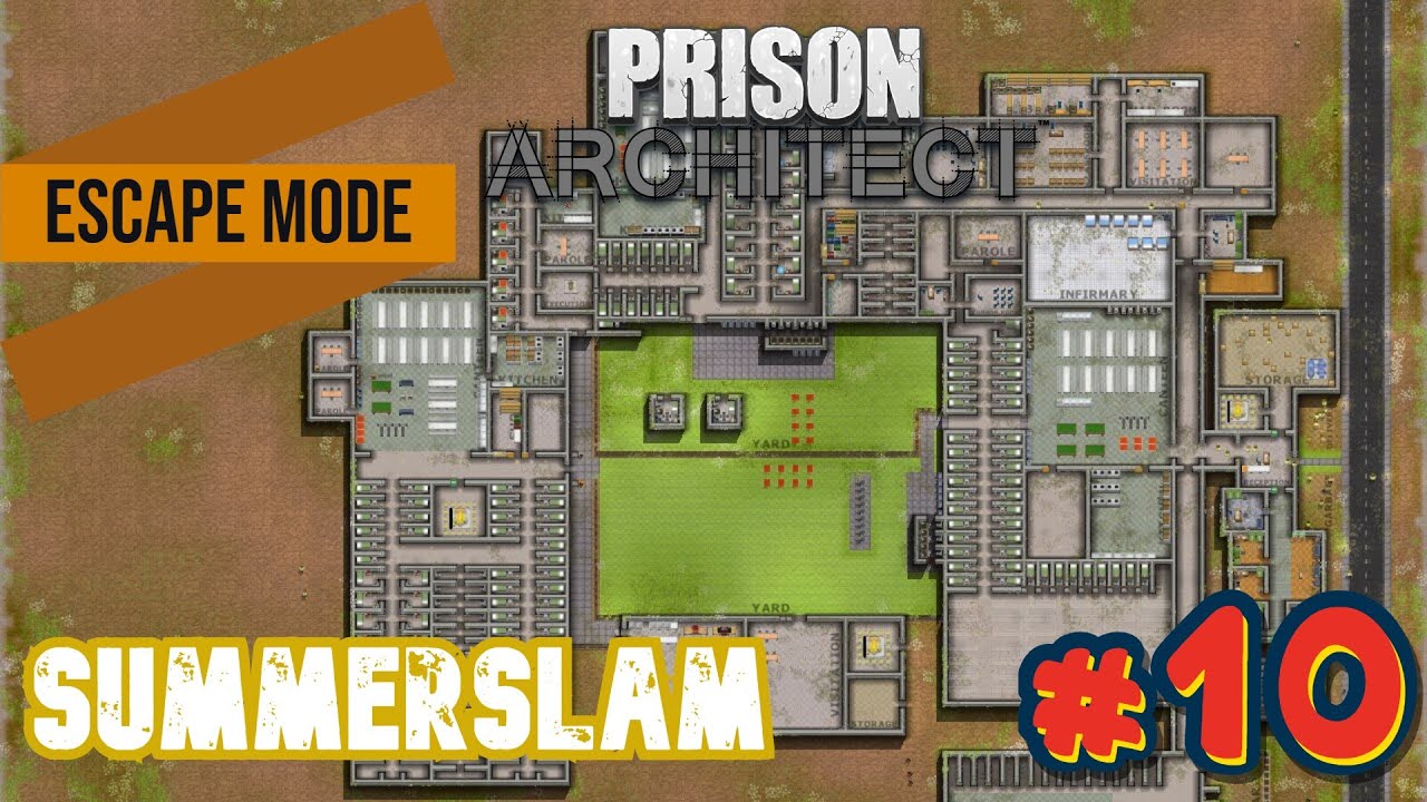Prison Architect Escape Mode - EP10 - Summer Slam - YouTube