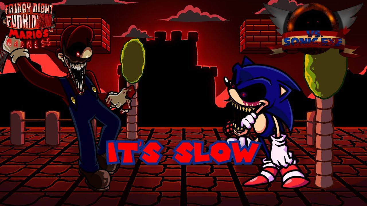 its slow | cover MMV2 X Sonic exe its a me but horror Mario & Sonic exe ...