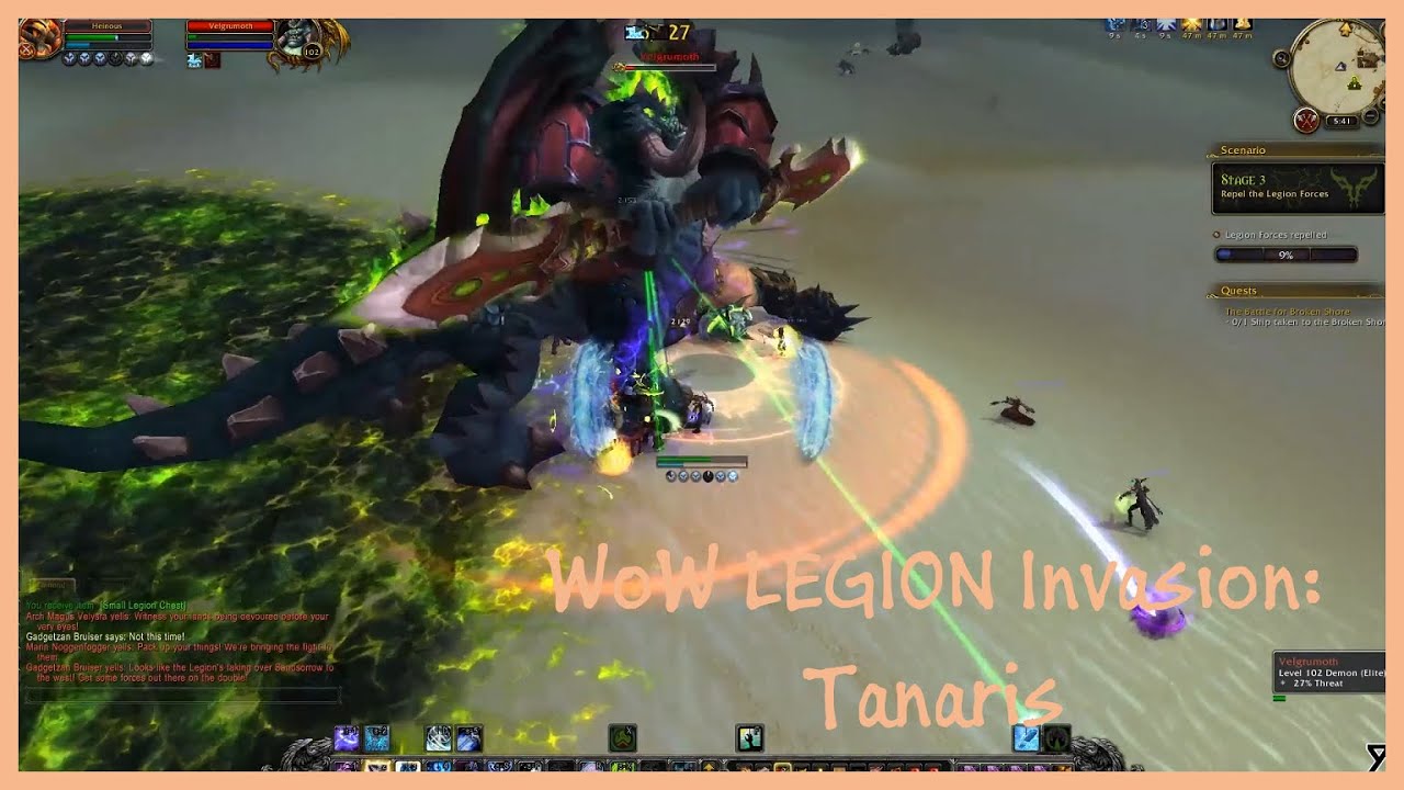 WoW LEGION Invasion: Tanaris - YouTube