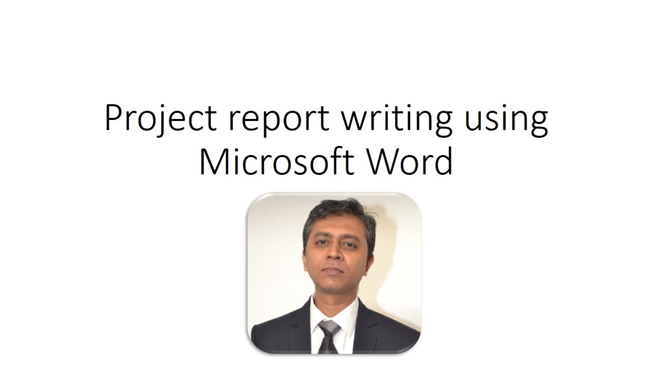 Report writing using microsoft word - YouTube