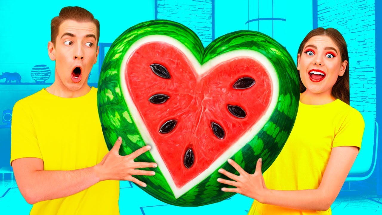 Unbelievably Easy Watermelon Hacks Challenge | Crazy Challenge by BooGaGa - YouTube