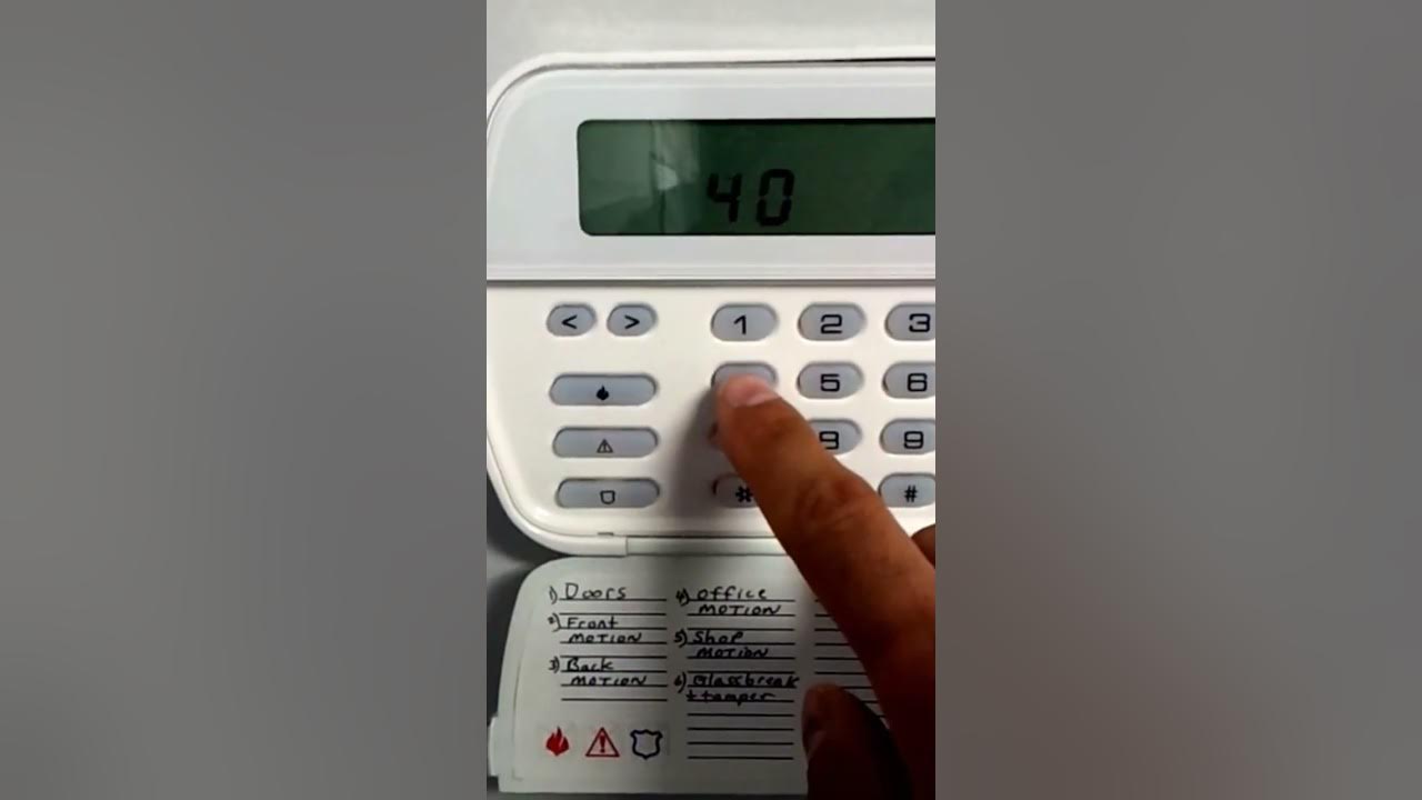 How to change master code on a DSC security system - YouTube