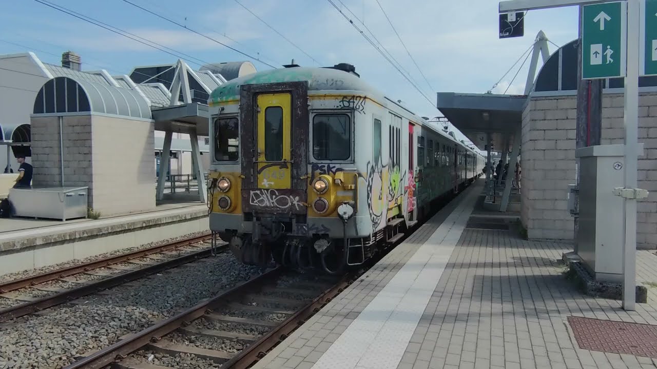 NMBS Klassiek Motorste 649 + 663 depart Welkenraedt - 16/08/2022 - YouTube