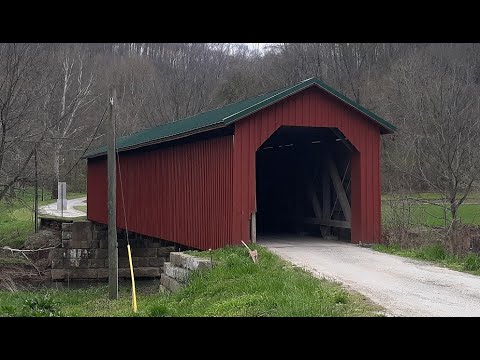 Foraker Covered Bridge (Monroe County, Ohio) - YouTube