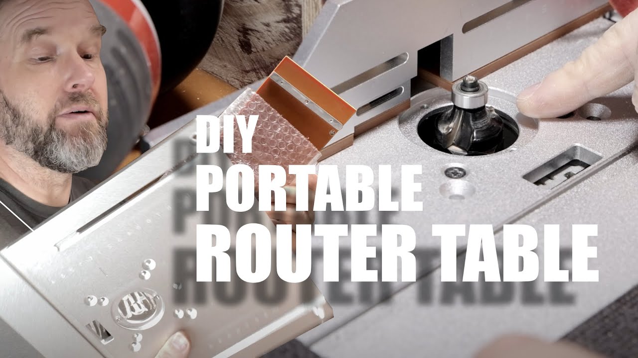 Portable router table - YouTube