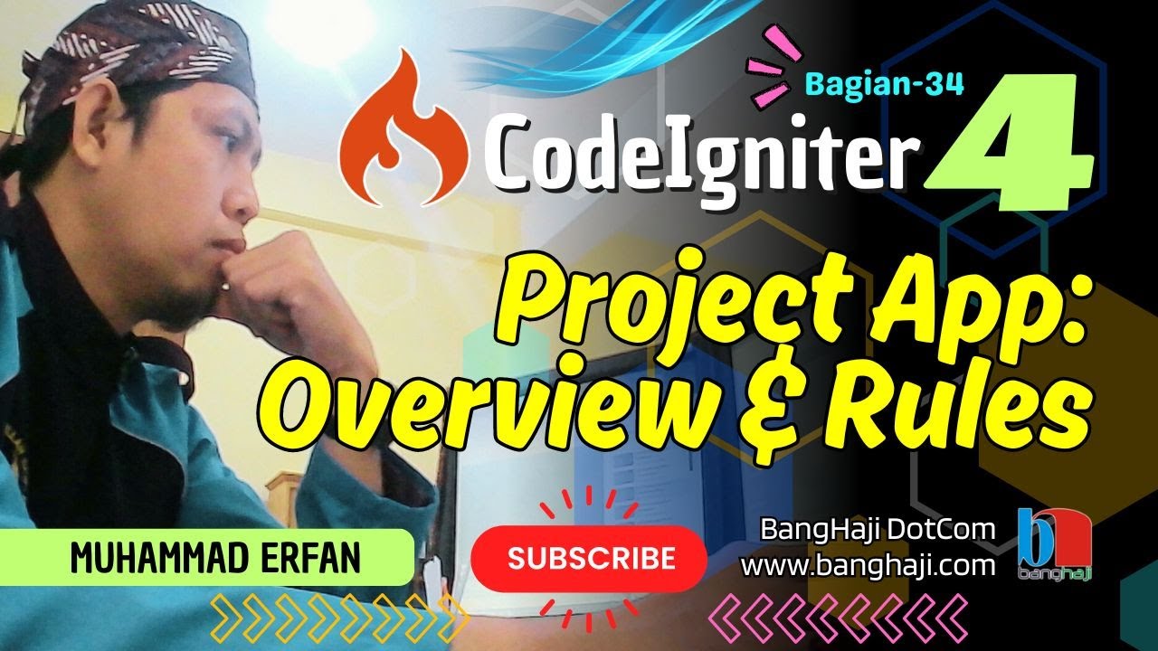 CI4 v.34 🔥 Project: Gambaran dan Aturan Proyek Aplikasi - YouTube