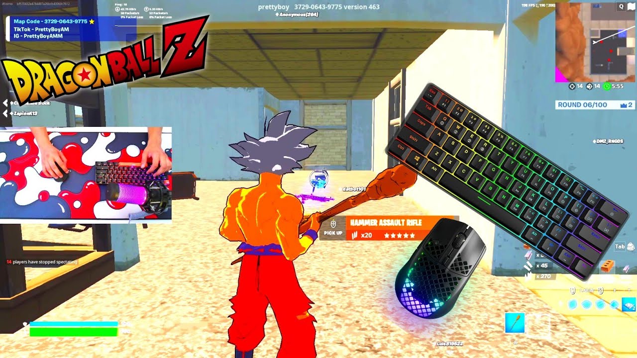 GK61 ASMR 🤩 Brown Switches Crunchy Keyboard Fortnite Tilted Zonewars ...