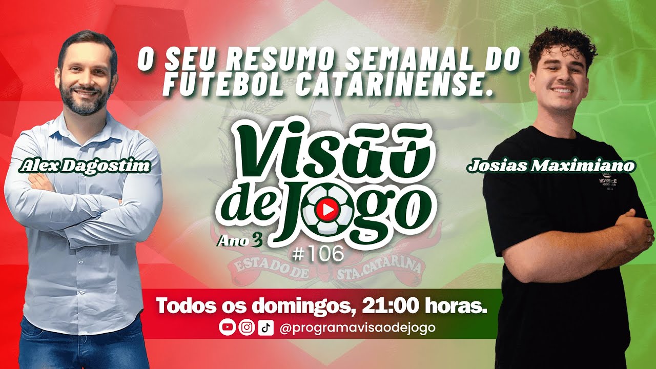 #106 Programa Visão de Jogo, com Alex Dagostim e Josias Maximiano - YouTube