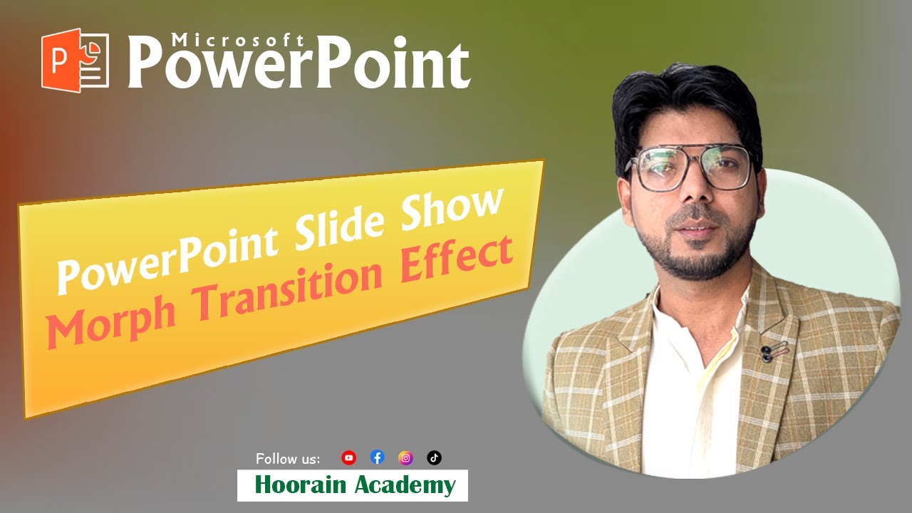 PowerPoint Slide 10 - Flower Animated Morph Slide Show | Hoorain Academy #powerpoint #morph # ...
