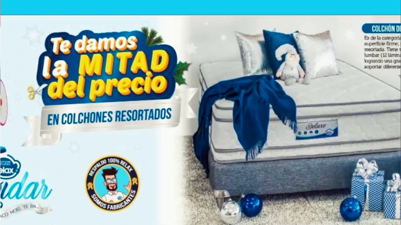 campaña publicitaria de colchones & muebles relax - YouTube