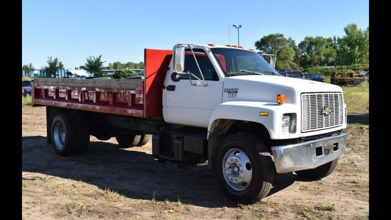1996 Chevrolet Kodiak Contractors Dump Truck - YouTube