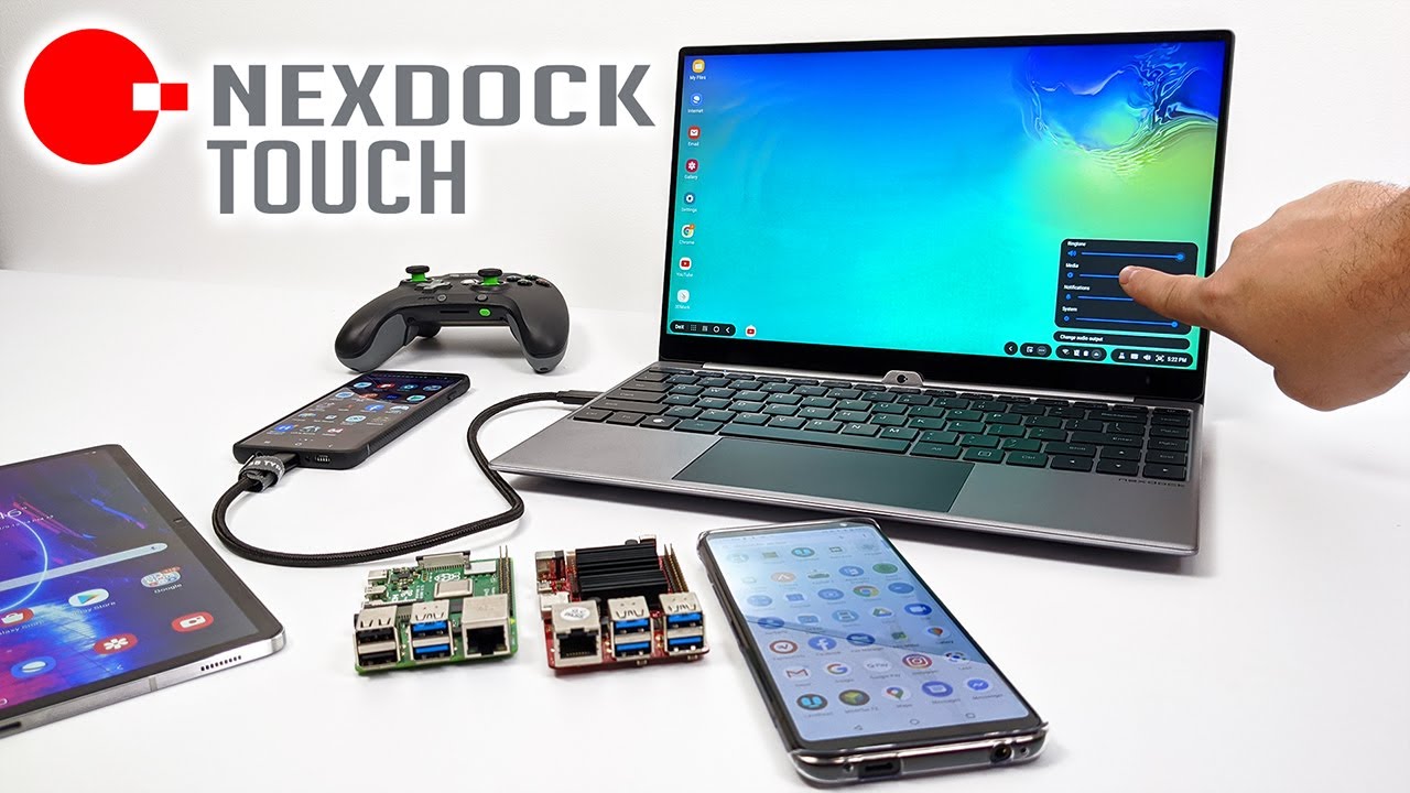 Turn your Smartphone into a touch screen Laptop with The NexDock Touch ...