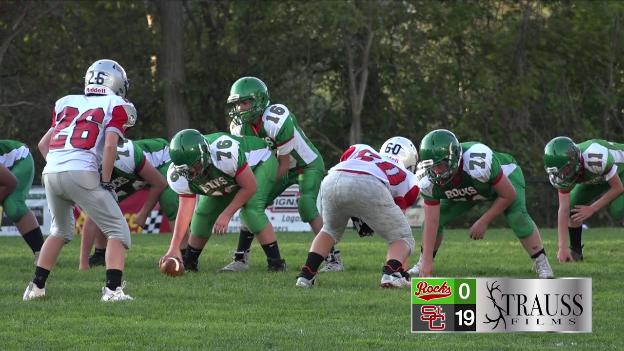 Rocks vs. St. Clairsville | Barnesville Shamrocks | Football | 9-10 ...