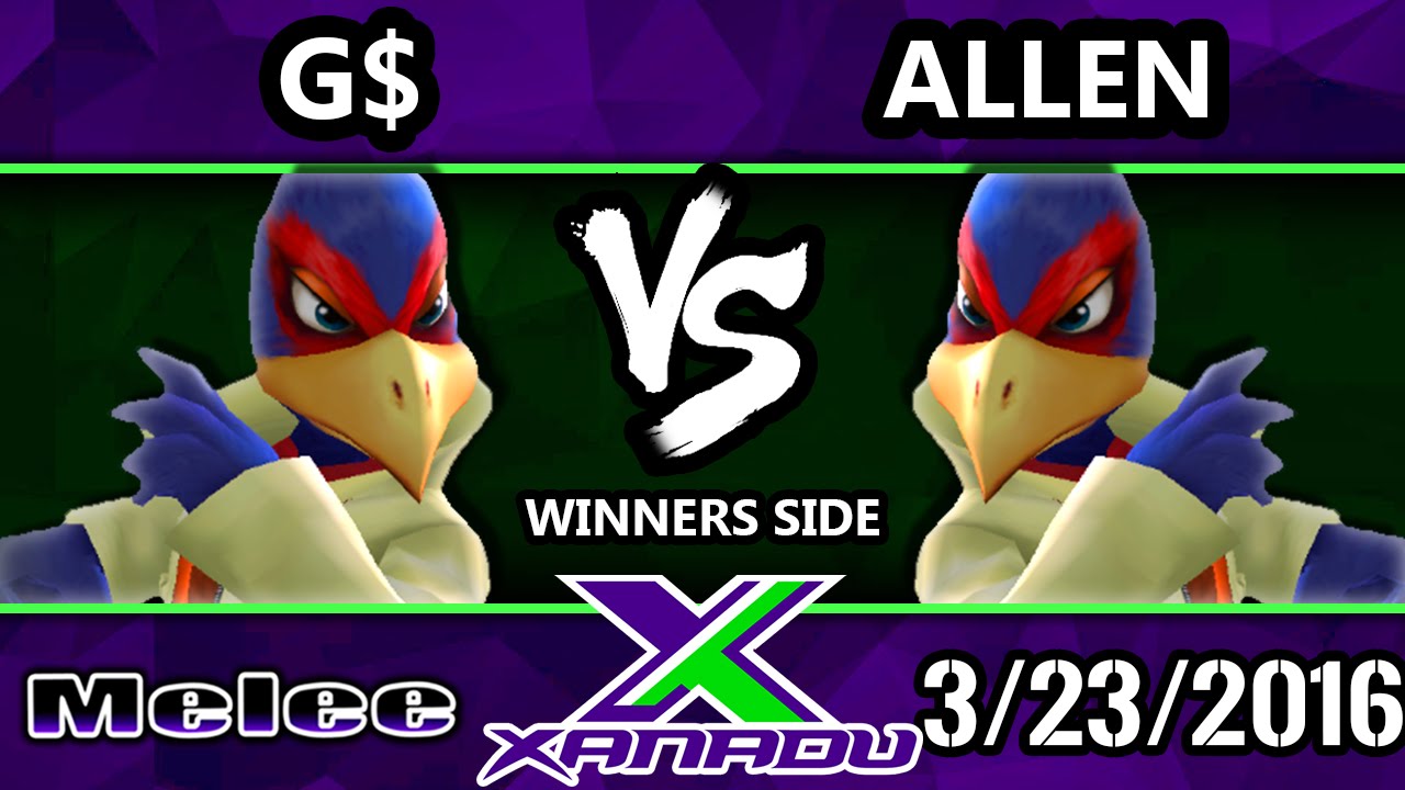 S@X 142 - G$ (Falco) Vs. Allen (Falco) SSBM Tournament - Smash Melee ...