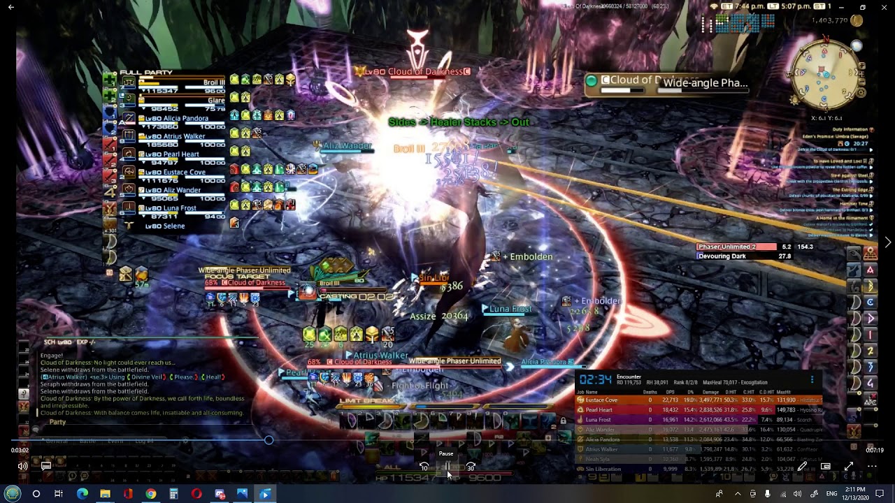 FFXIV E9s Fight with RF Macro Concept (TH) - YouTube