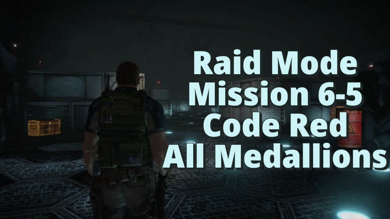 RESIDENT EVIL REVELATIONS 2 Chris Raid Mode Mission 6-5 Code Red All ...
