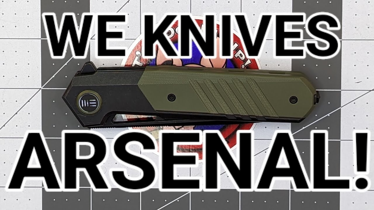 WE Knives Arsenal knife review/overview. - YouTube