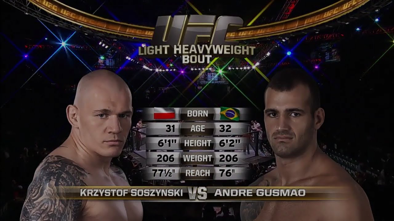 Krzysztof Soszyński vs Andre Gusmao - YouTube