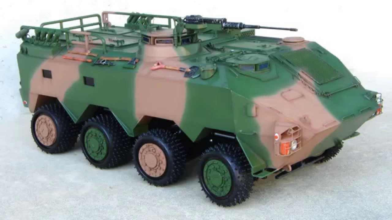 1/10 RC car 96式装輪装甲車(SD) type96 Tamiya TL01b - YouTube