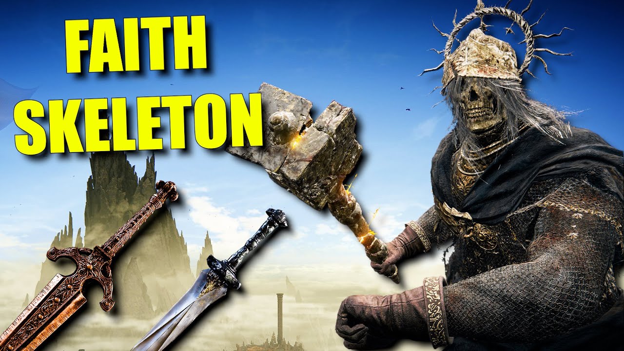 The SPOOKY FAITH SKELETON BUILD | Elden Ring DLC - YouTube