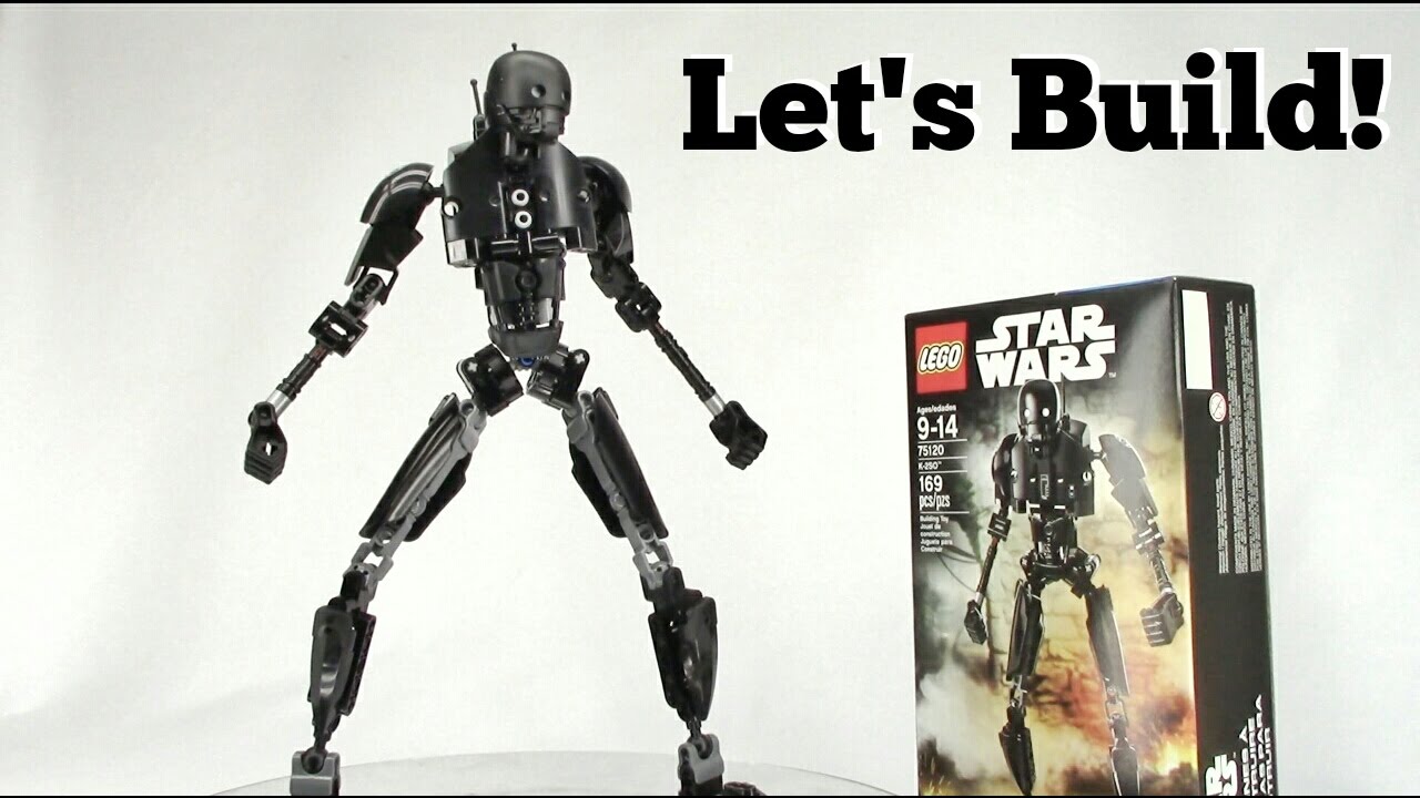 LEGO K-2SO Buildable Figure - Let's Build! - YouTube