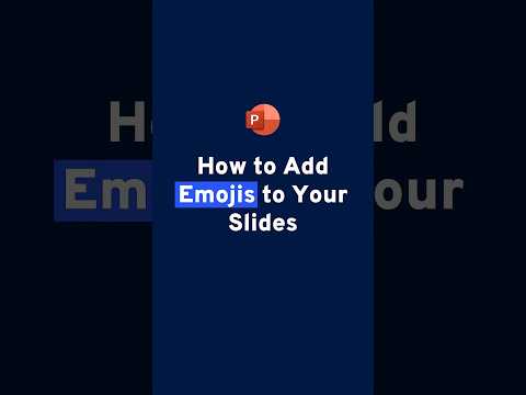 How to Add Emojis to a PowerPoint presentation. Short Tutorial #powerpoint #microsoft #tutorial