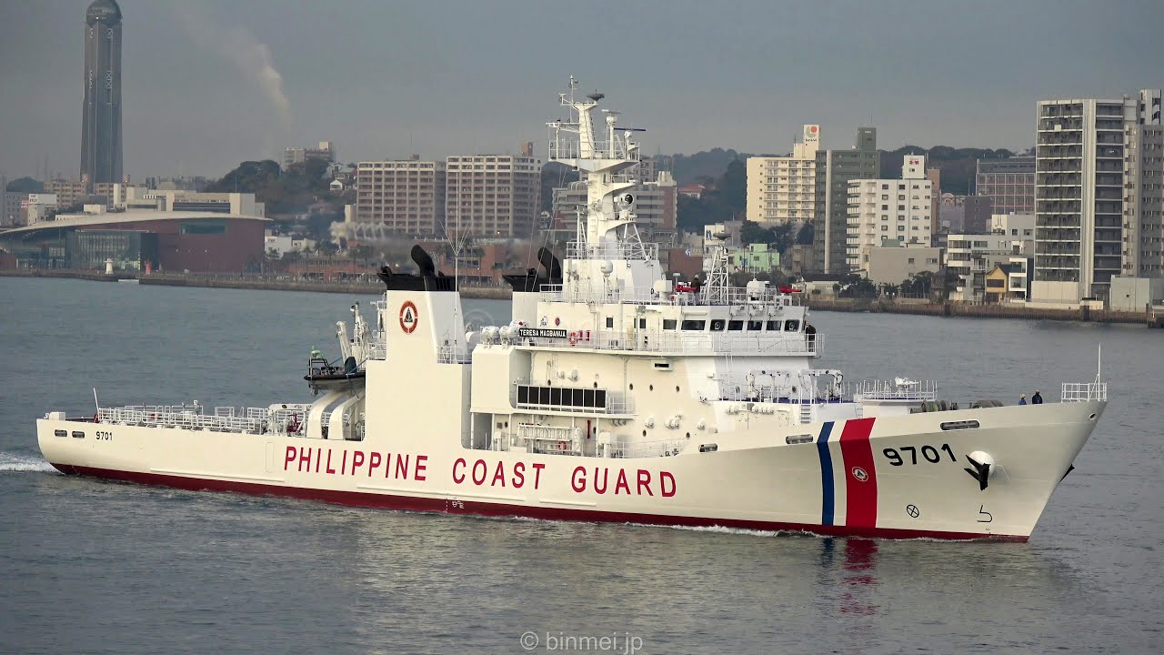 [4K] Philippine Coast Guard BRP TERESA MAGBANUA MRRV-9701 sea-trial ...