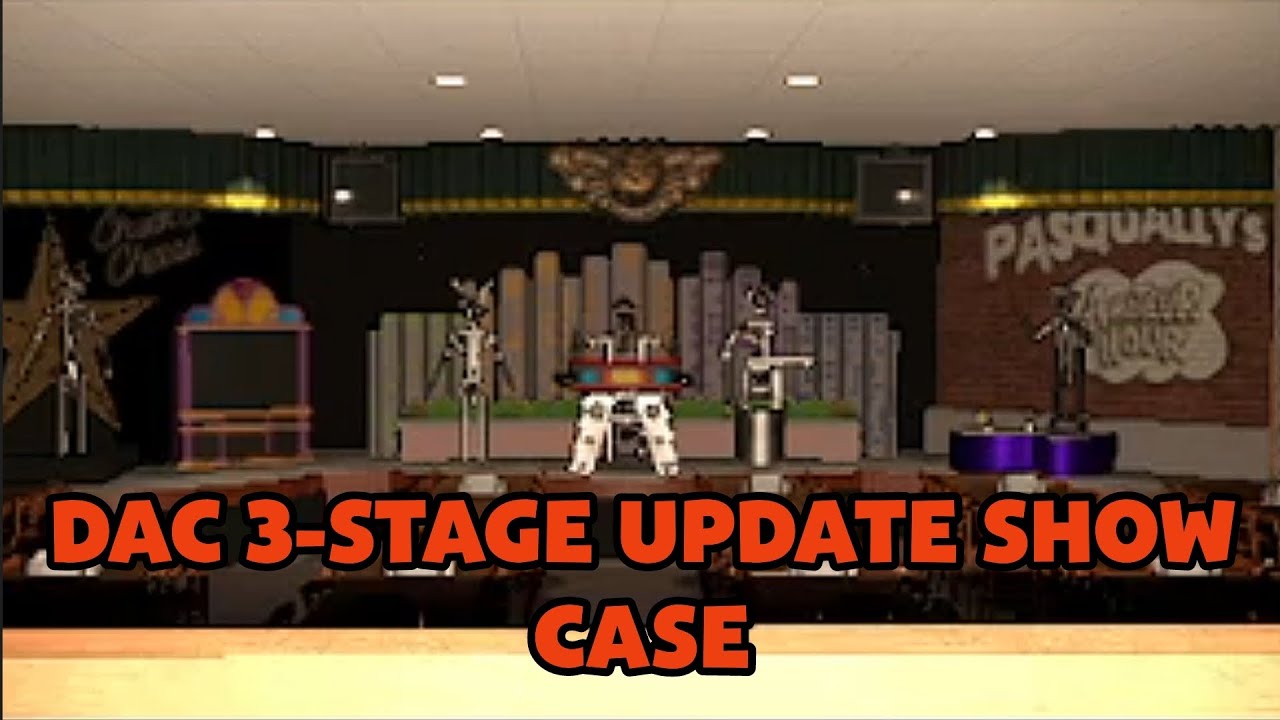 DAC 3 Stage Update Show Case | Digital Animatronics | Chuck E. Cheese ...