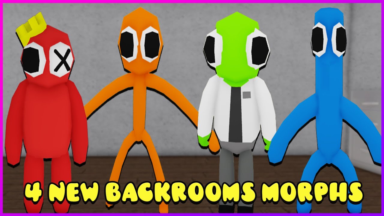 Backrooms Morphs - ALL 4 NEW MORPHS - ROBLOX - UPDATE - YouTube