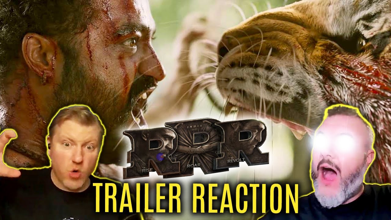 RRR - Trailer Reaction - YouTube