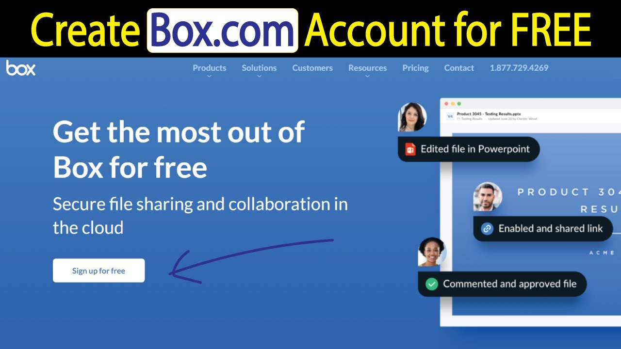 How to Create an account in (Box.com) for FREE | BOX.COM || Cloud ...
