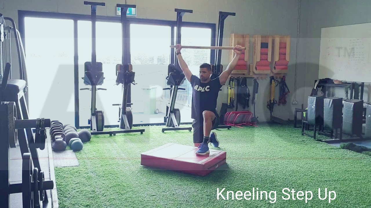 How to do a Kneeling Step Up - YouTube