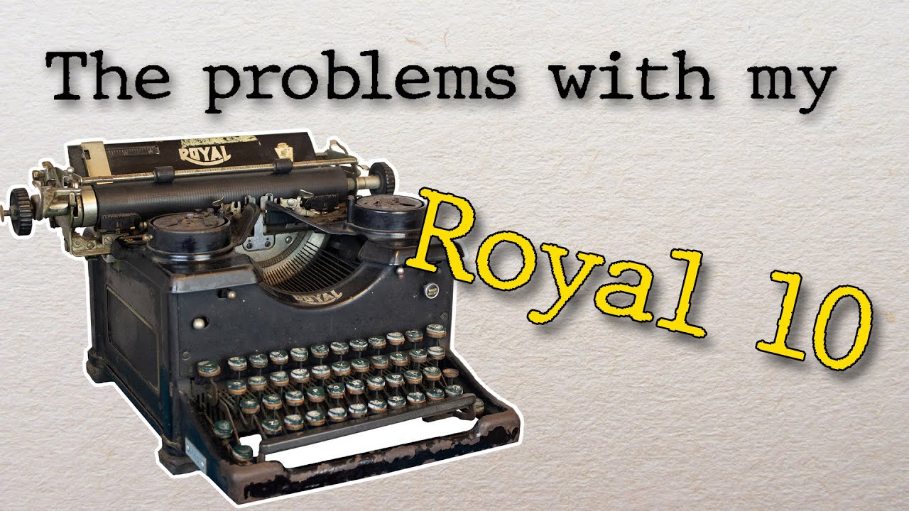 Diagnosing Typewriter Issues: Buying a Bad Typewriter Ep 2 - YouTube