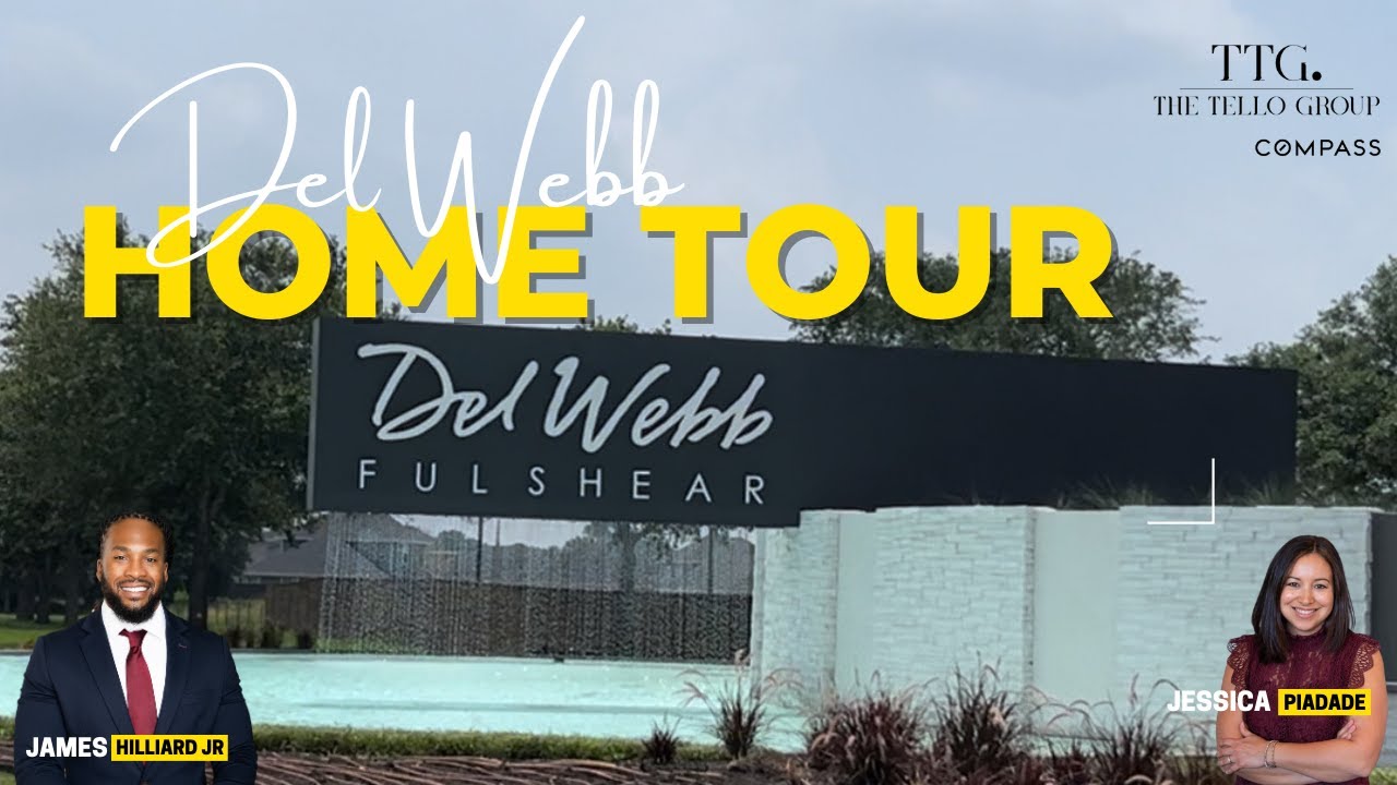 Del Webb Fulshear 55+ Community Home Tour - YouTube