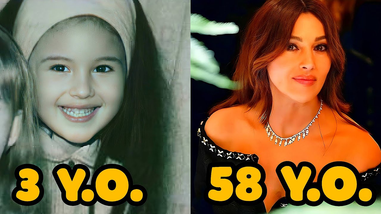 Monica Bellucci / Children's photos, First roles, Personal life - YouTube