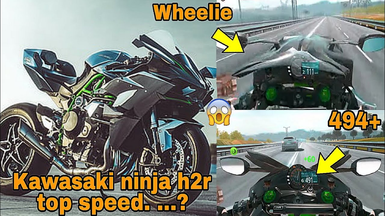 Kawasaki Ninja H2r Top Speed...?😱 || Wheelie😱 || Motar Tour Game 2024🏍️ ...