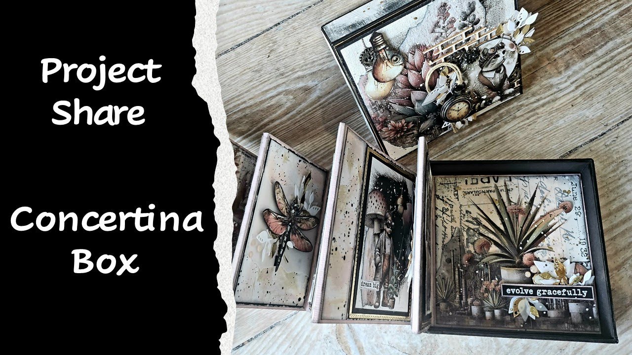 New Project share! Concertina box with #maremismallart collagebooks ...