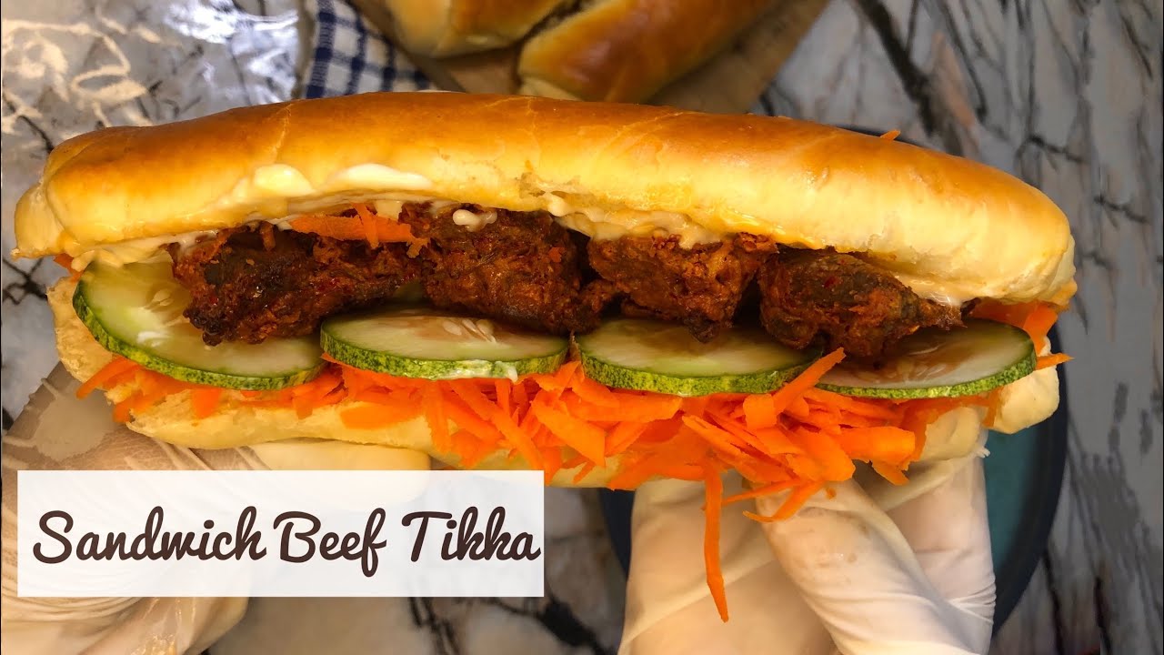 Beef Tikka | Sandwich Beef Tikka Recipe - YouTube