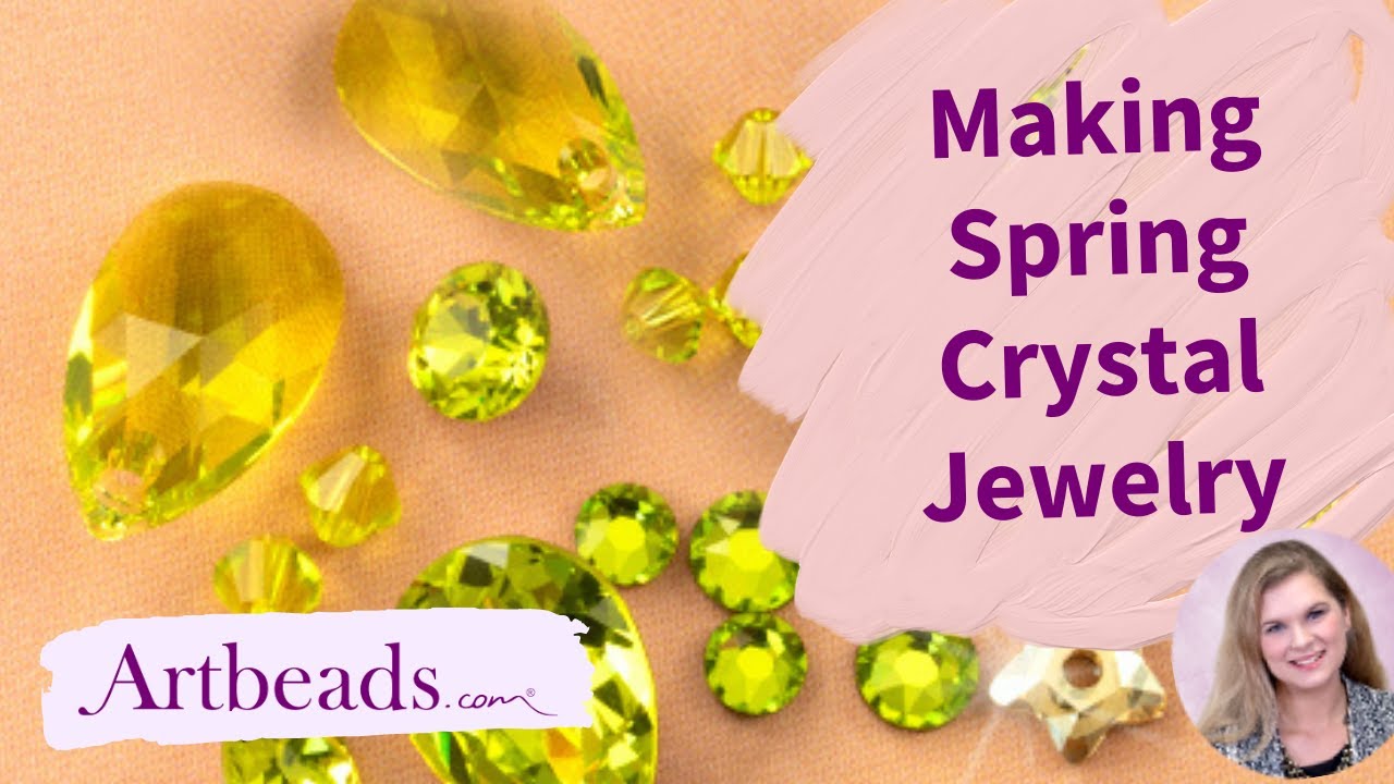 Make Spring Crystal Jewelry with PRESTIGE Crystal Innovations - YouTube