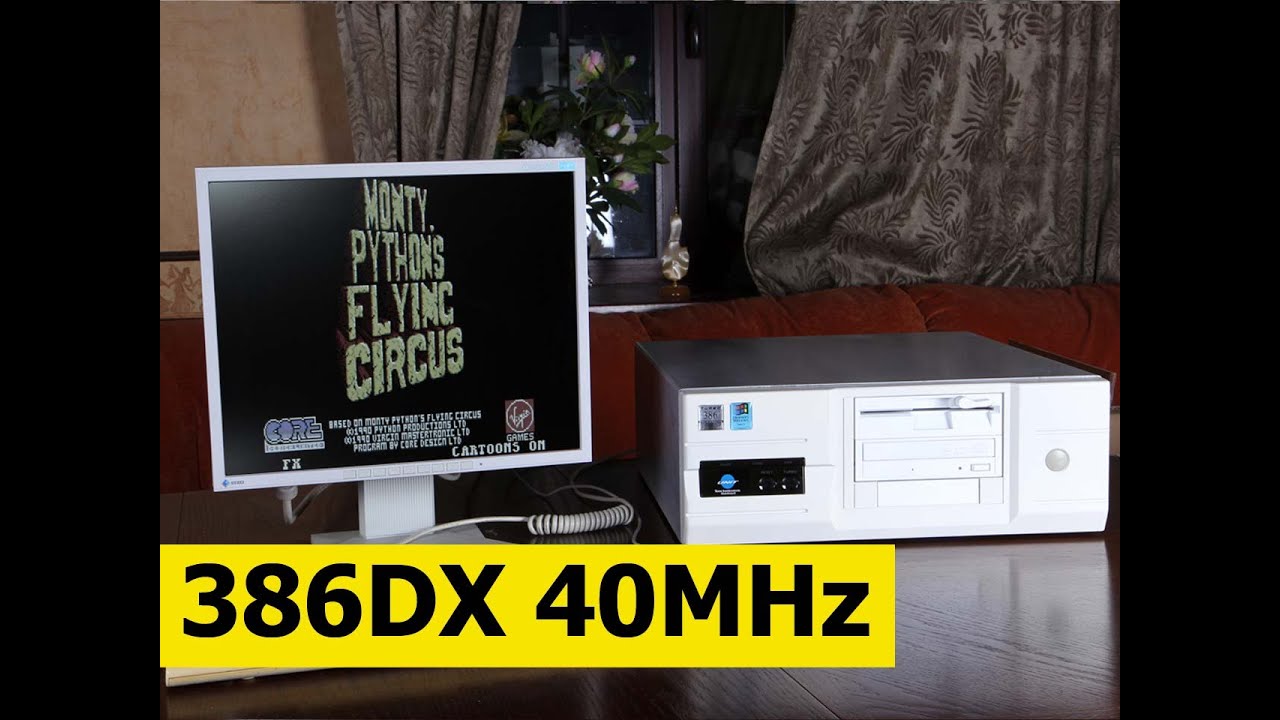 386DX 40MHz / 8Mb RAM / 135 Mb HDD - YouTube