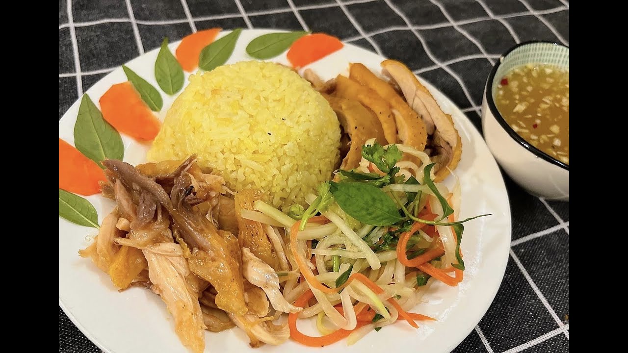 Cách làm Cơm Gà Hội An chuẩn vị | How to make delicious Hoi An steamed ...
