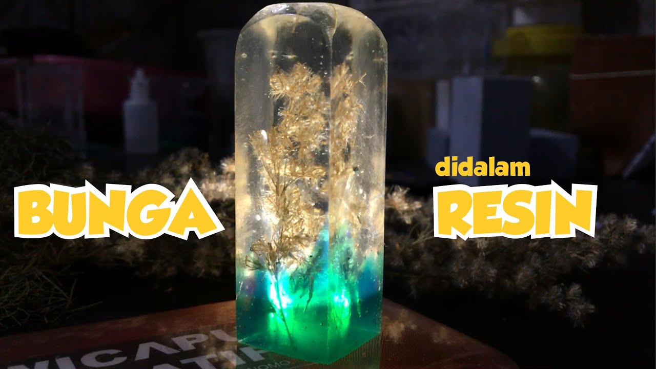 BUNGA DI DALAM RESIN BISA TIDAK LAYU? - YouTube
