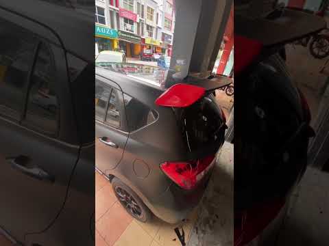 Myvi G3 Full Wrap Matte Black - YouTube