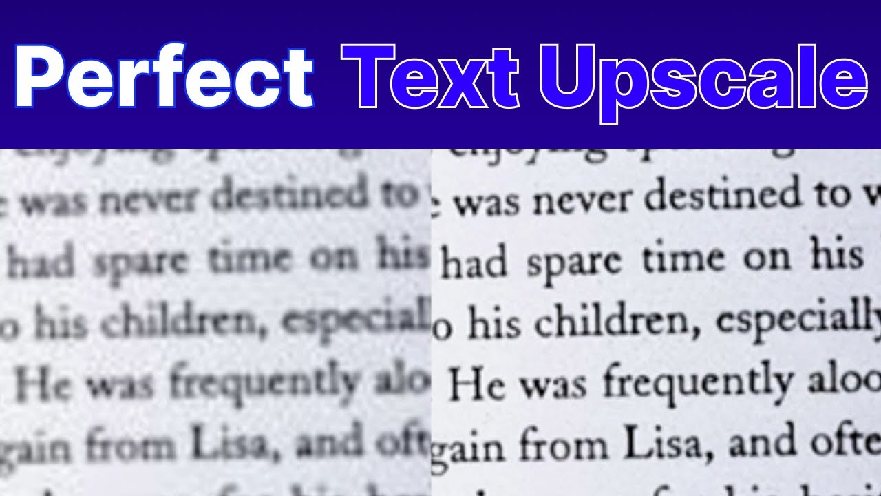 You Won’t Believe How Clear This Text Gets! | Best AI Image Upscaler ...