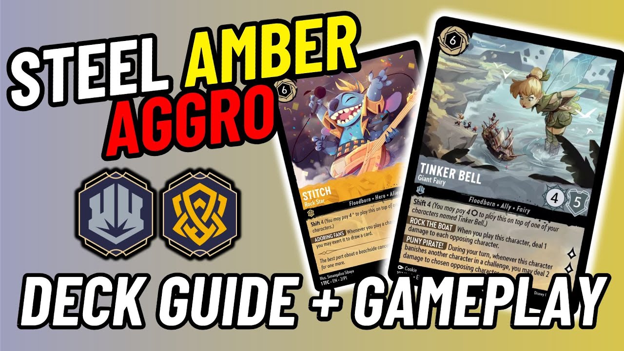 THIS DECK IS ABSURD!! | Amber Steel Aggro Deck Guide Profile + Gameplay ...