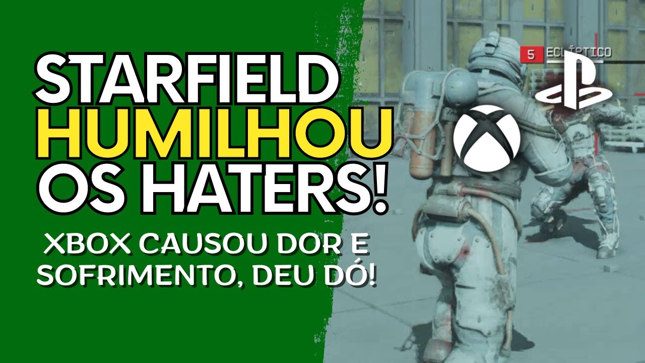 XBOX HUMILHOU!!! Haters de STARFIELD Entram em DESESPERO Com o SUCESSO ...