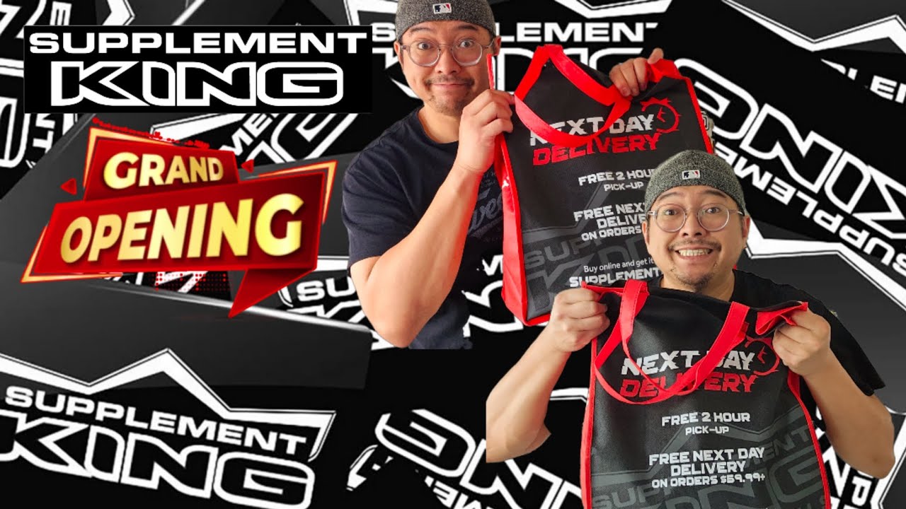 SUPPLEMENT KING GRAND OPENING - YouTube