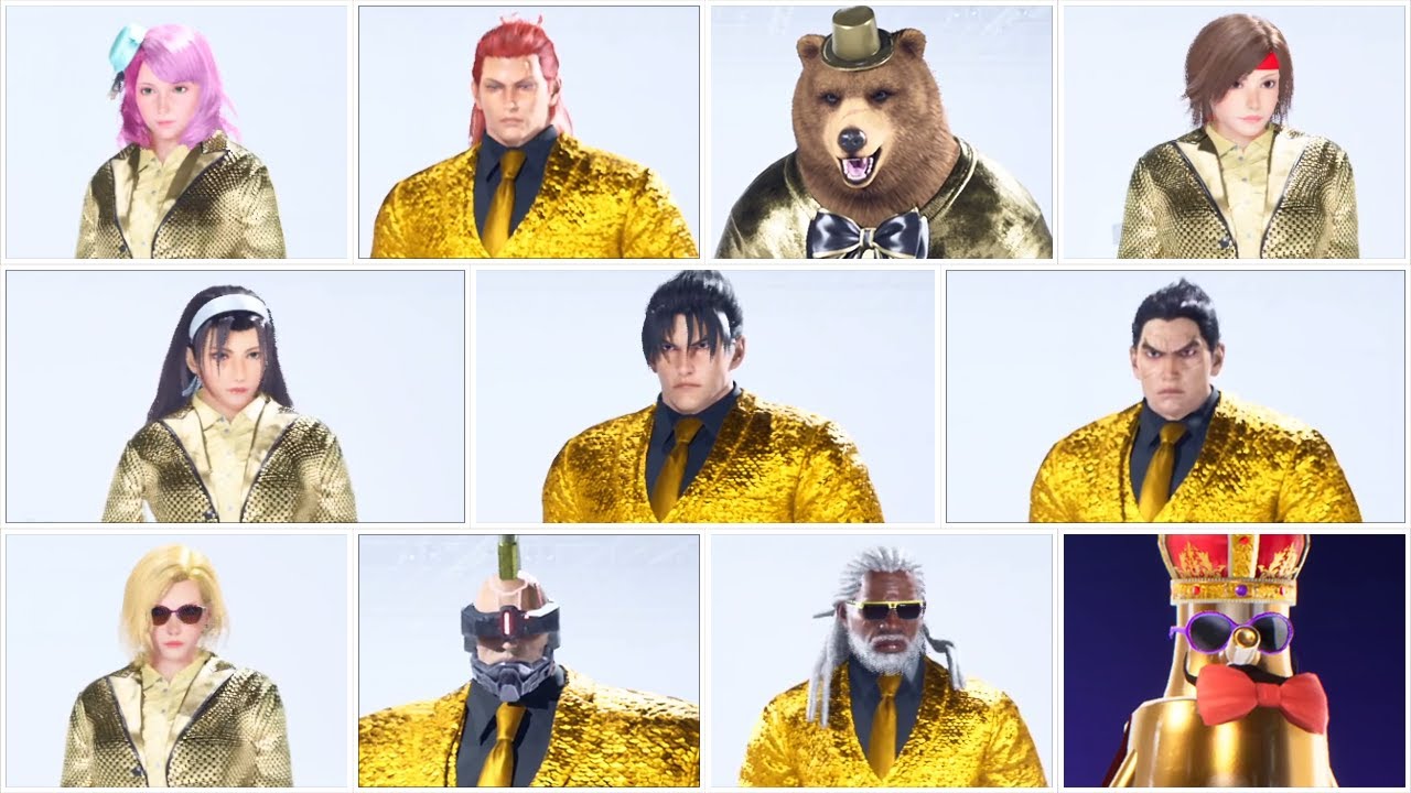 TEKKEN 8 Ultimate Edition ALL Gold Suit Pack + ALL DLC Avatar Costumes ...