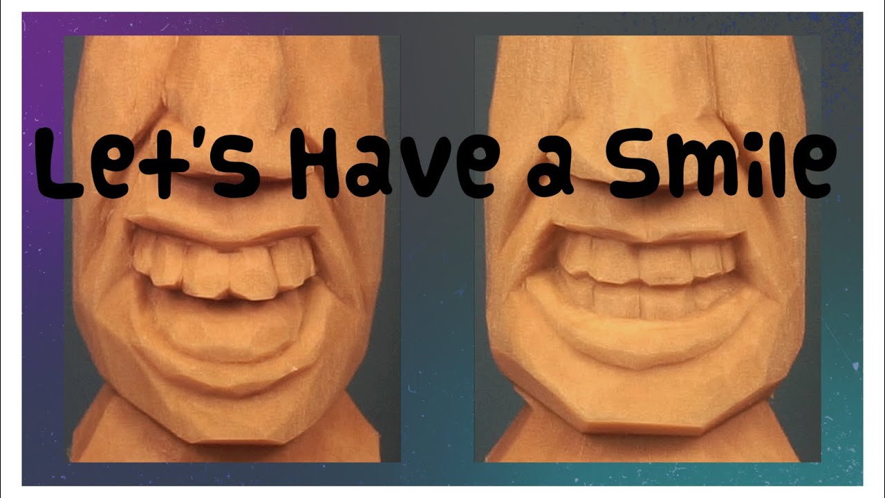 How To Whittle The Smiling Mouth (2 Styles) For Beginners - YouTube