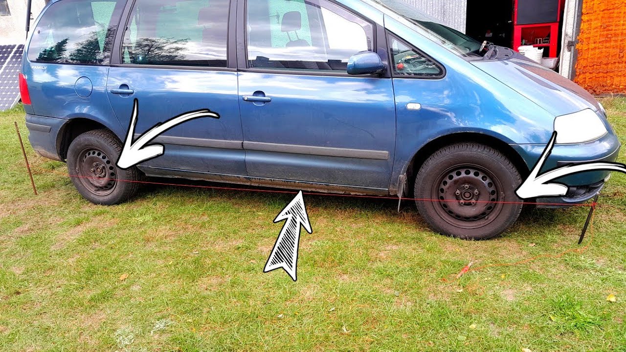 How to set the alignment in your car yourself? The string method - YouTube